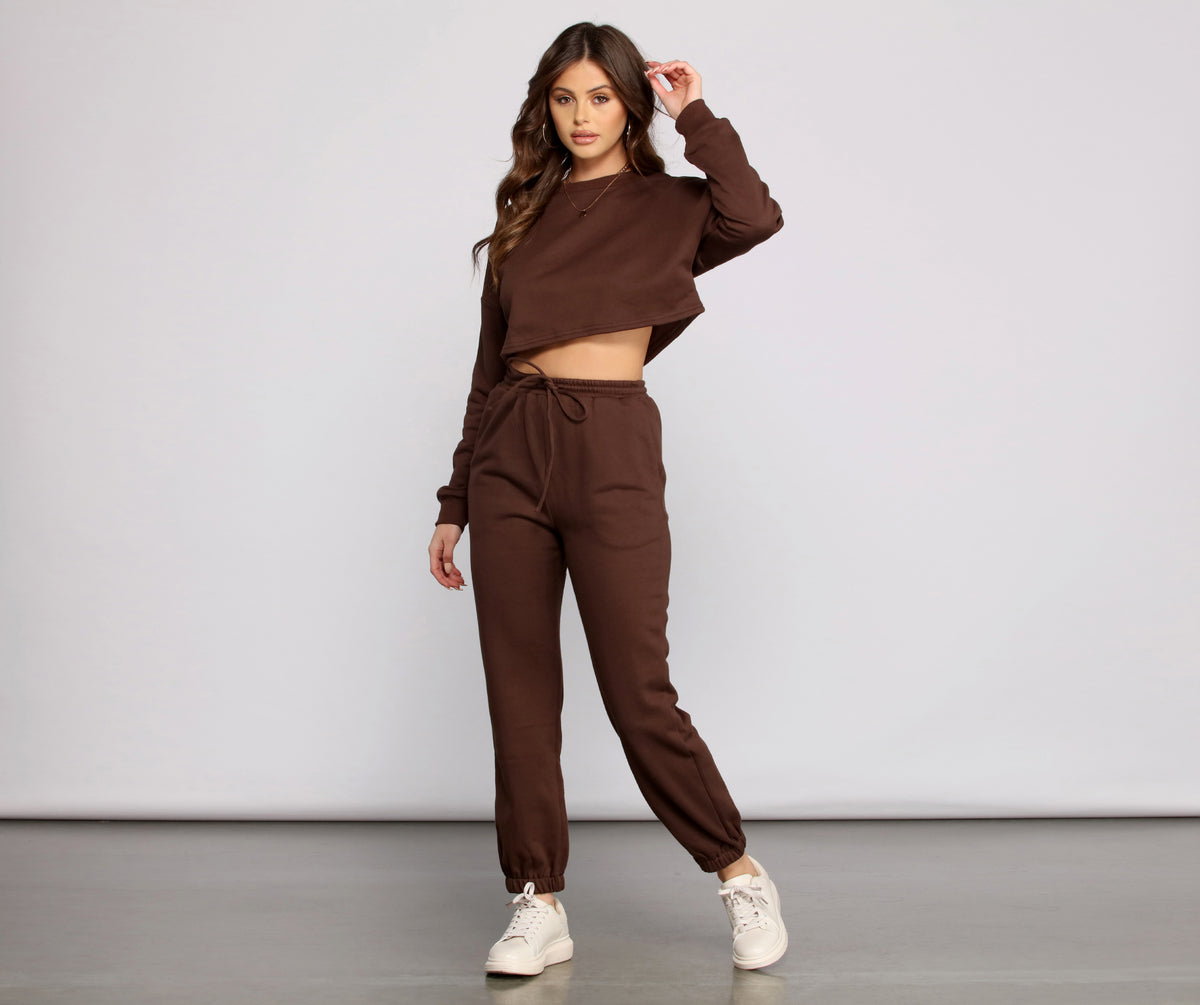 Basic Mood High Waist Joggers & Windsor