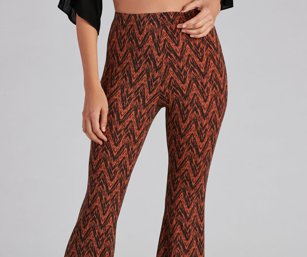 Chevron Chills Flare Pants & Windsor