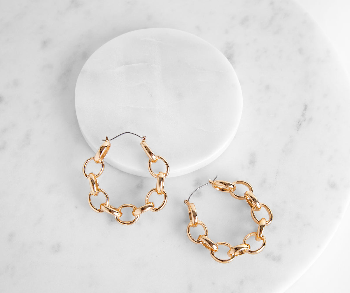 Chain Link Hoops & Windsor