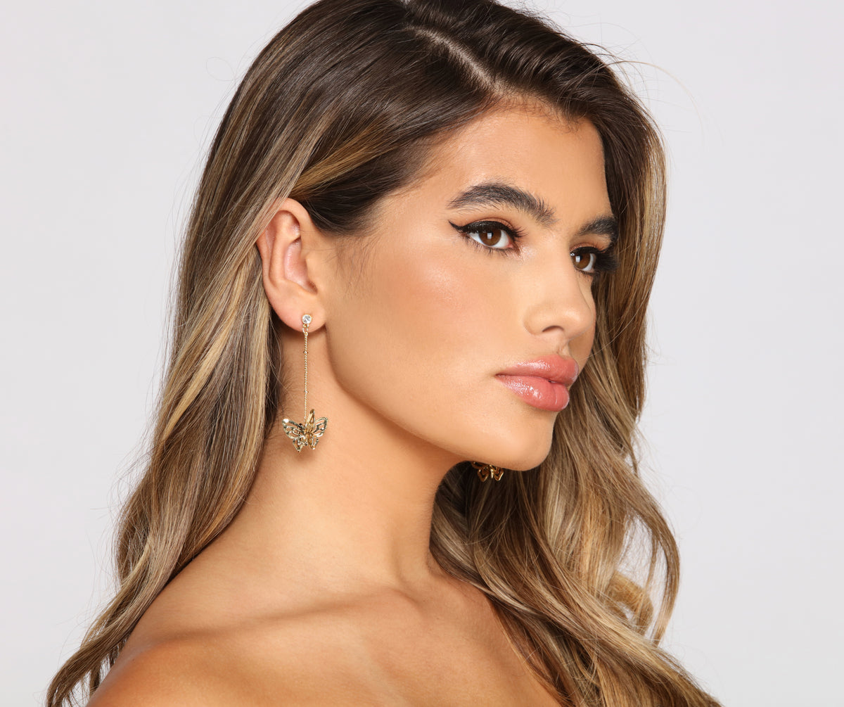 Three-Pack Butterfly Beauty Earrings & Windsor