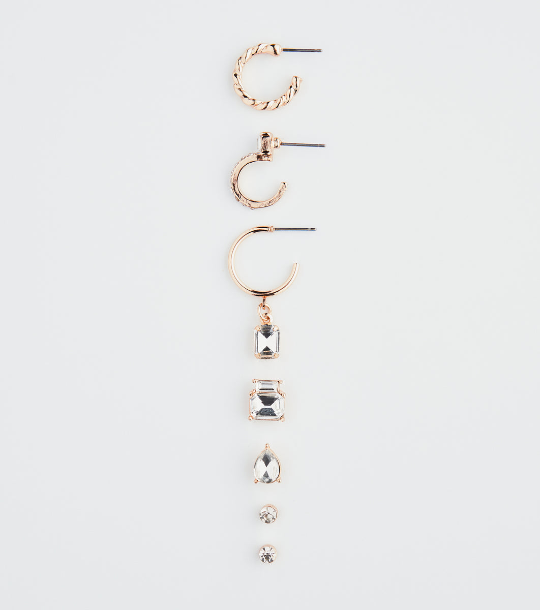 Endless Style Rhinestone Earring Variety Pack & Windsor