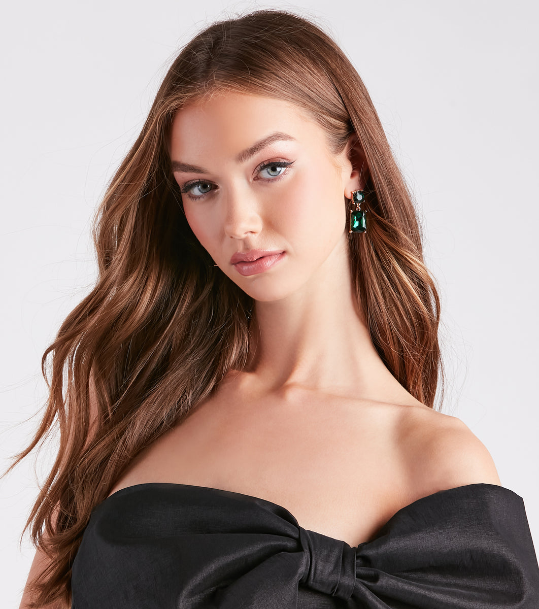 Precious Style Gemstone Earrings & Windsor