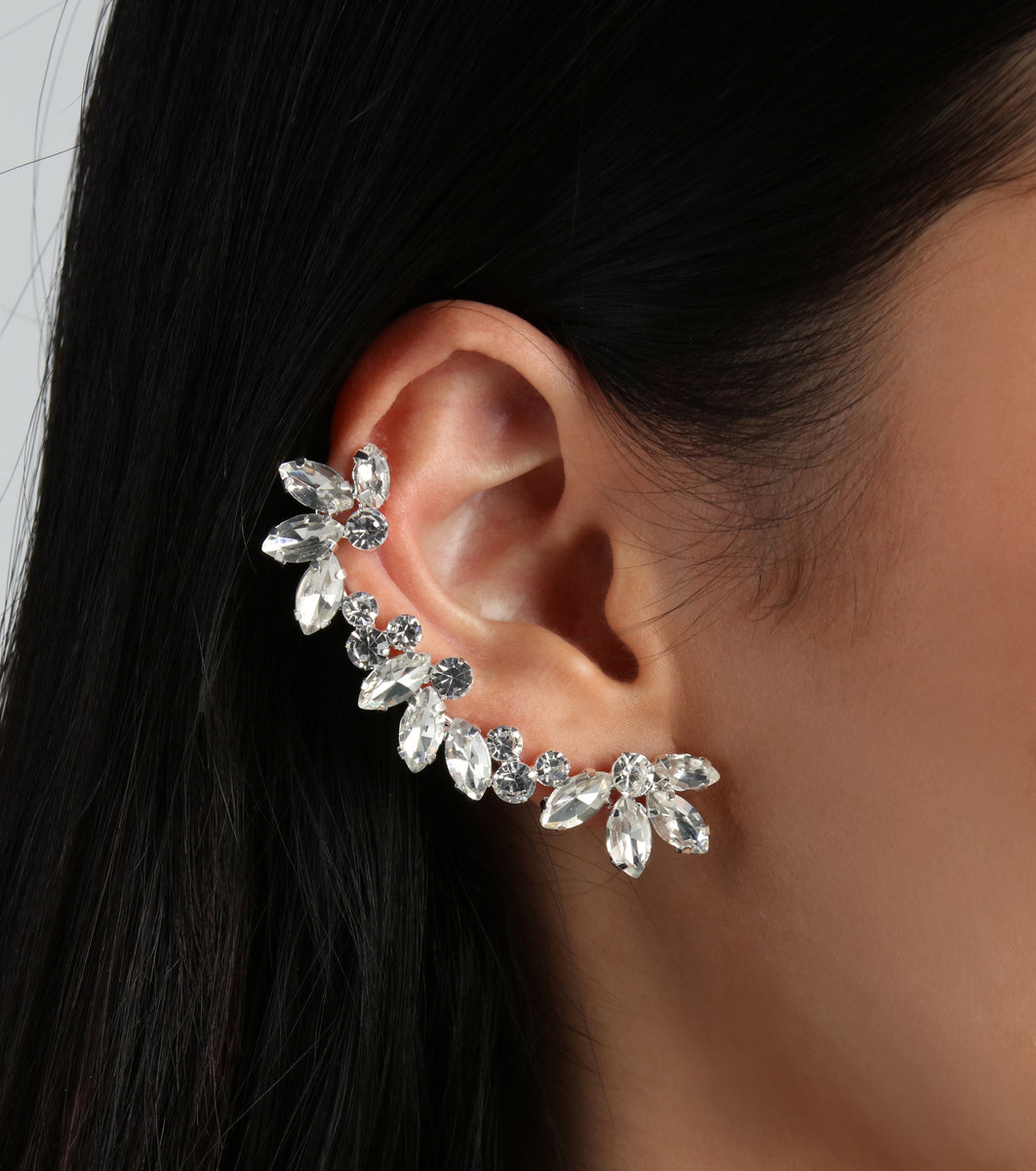 Dramatic Radiance Rhinestone Ear Crawler & Windsor