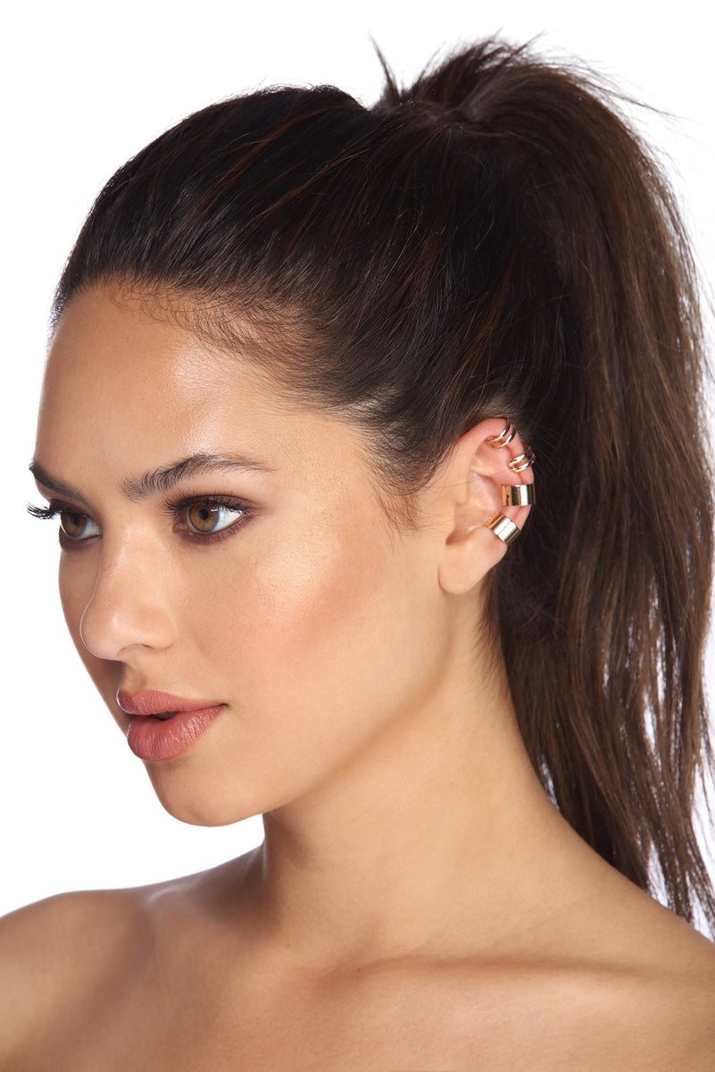 4 Pack Metal Ear Cuffs & Windsor