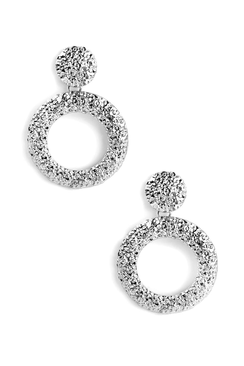 O Ring Textured Earrings & Windsor