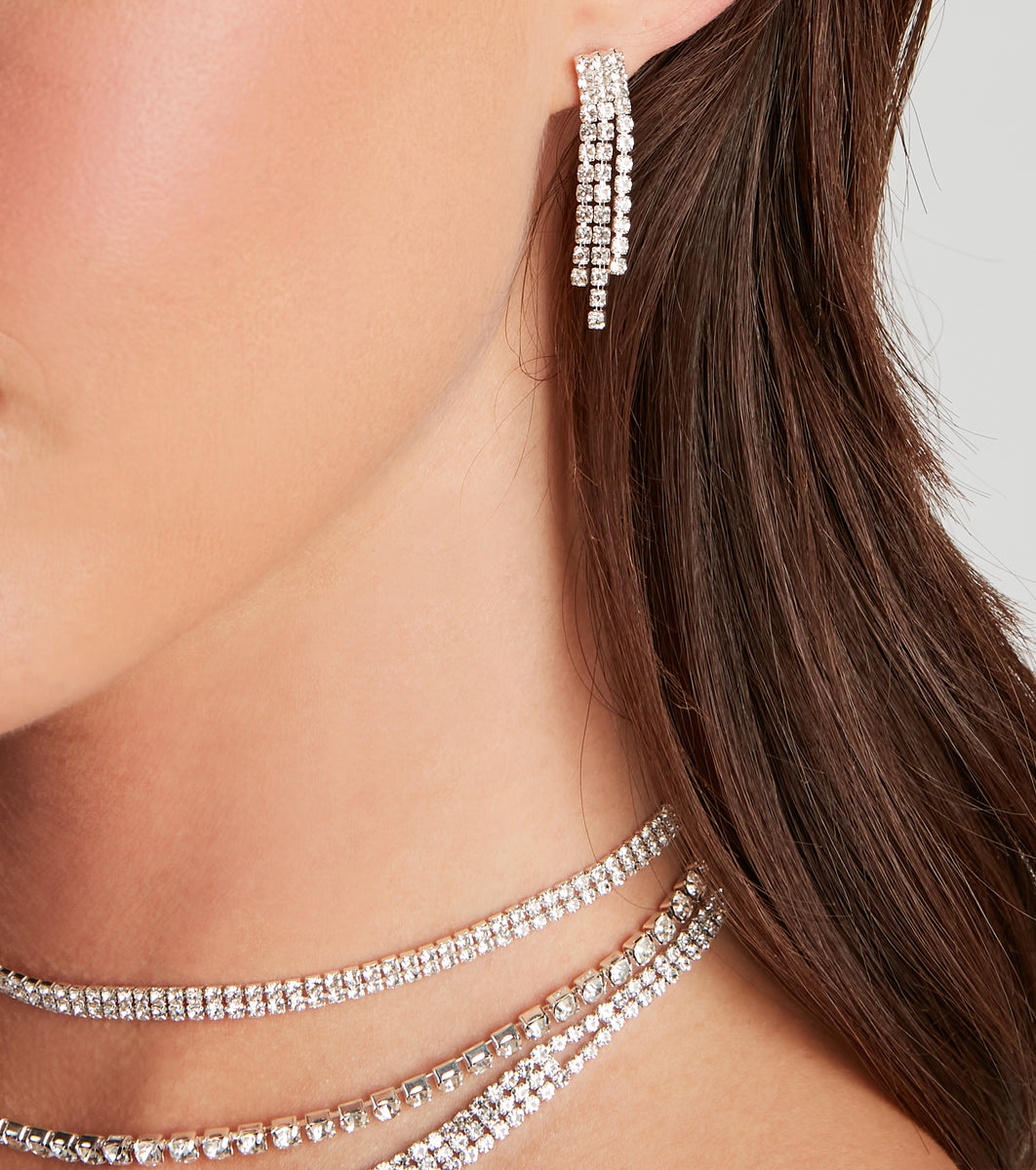 Fine Gems Necklace And Earrings Set & Windsor
