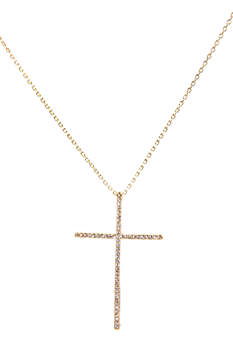 Long Cross Necklace & Windsor