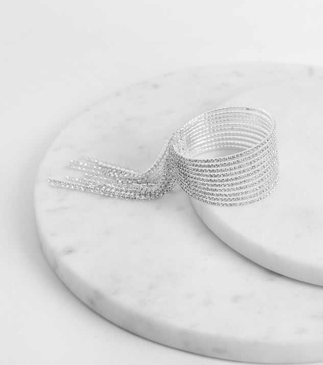 Fab Rhinestone Fringe Cuff & Windsor