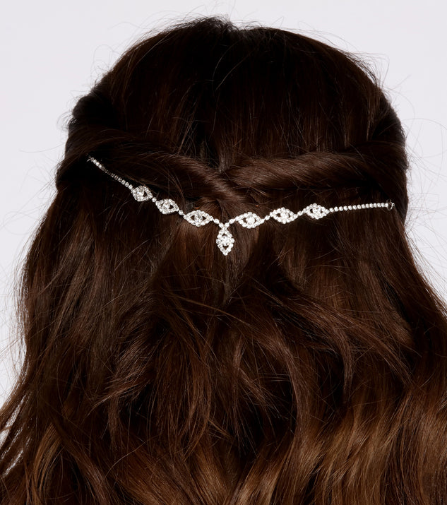Rhinestone Halo Head Chain & Windsor