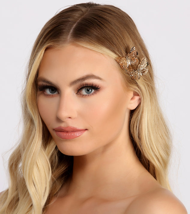 Gold Moments Butterfly Clips & Windsor