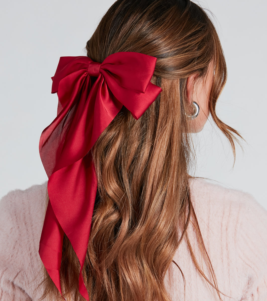 Sweet Addition Satin Bow Barrette & Windsor