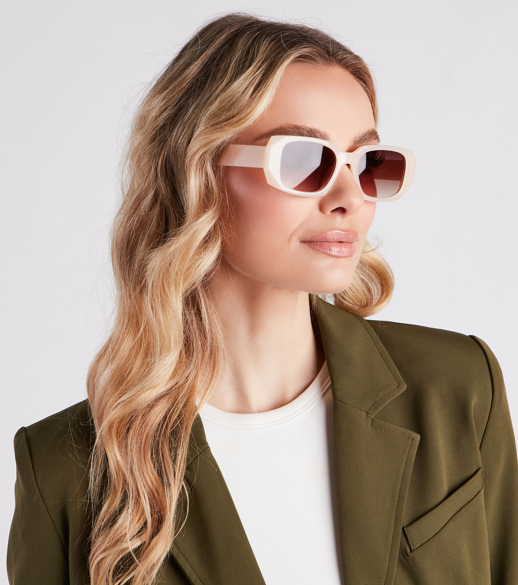 Cruise Control Rectangular Frame Sunglasses & Windsor