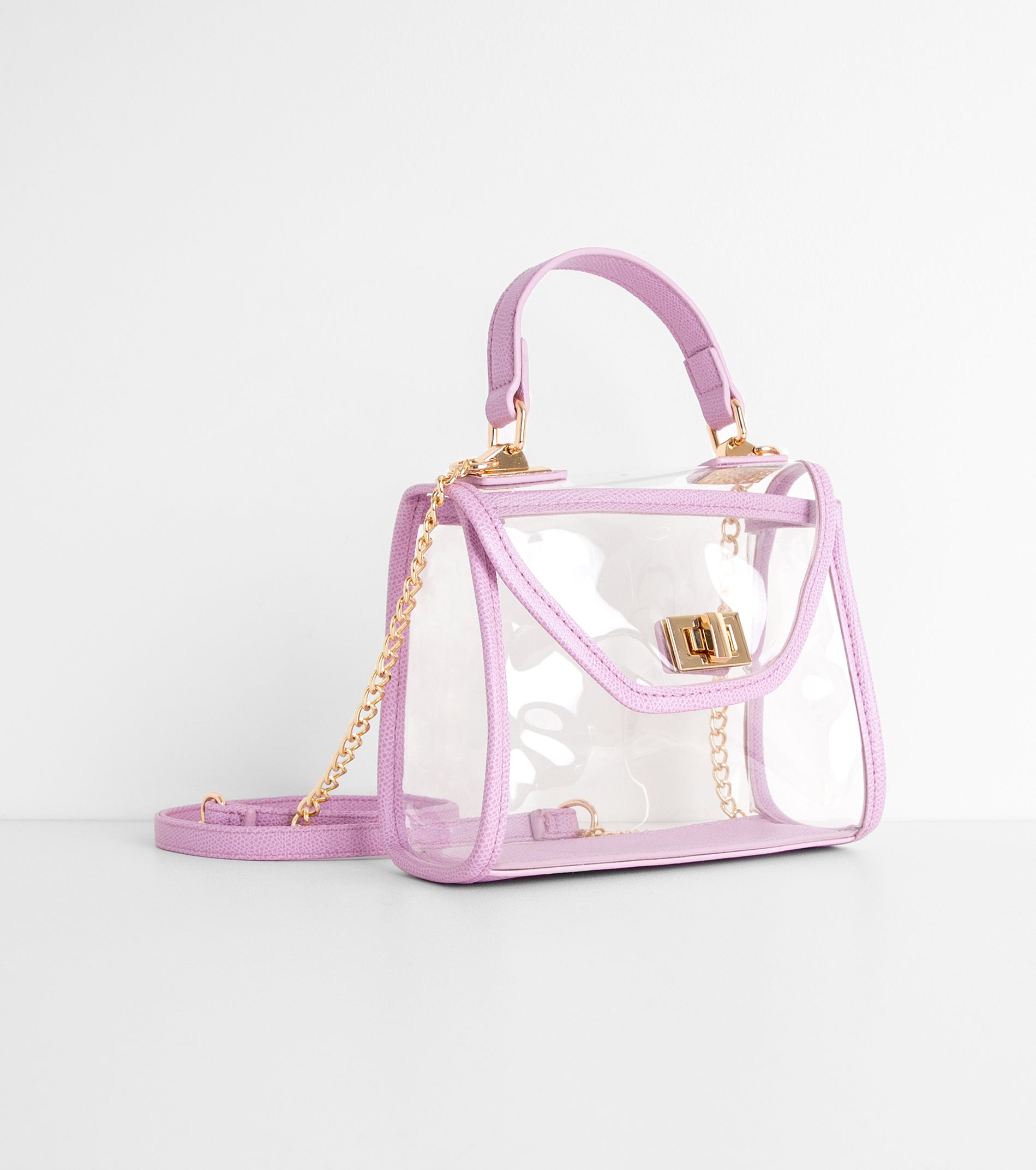 Spring's My Season Lilac Clear Purse & Windsor