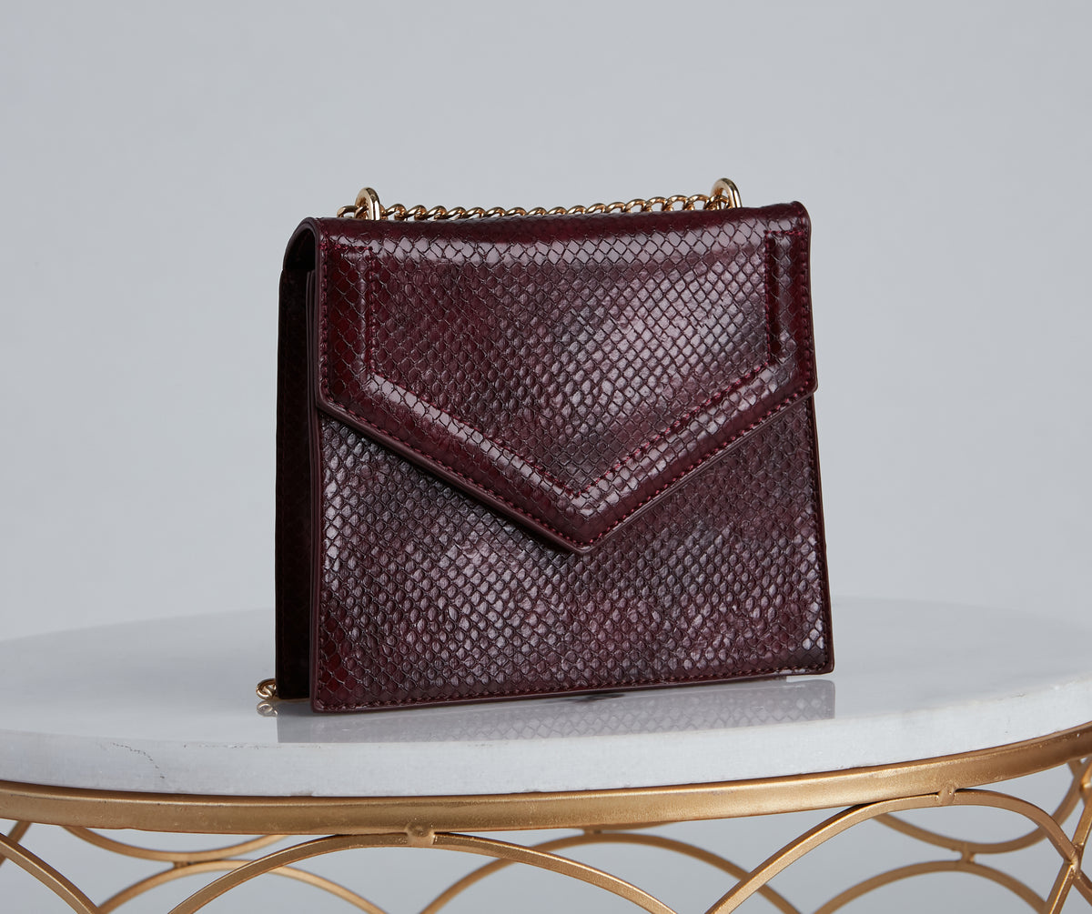 Good Instinct Snake Envelope Crossbody & Windsor