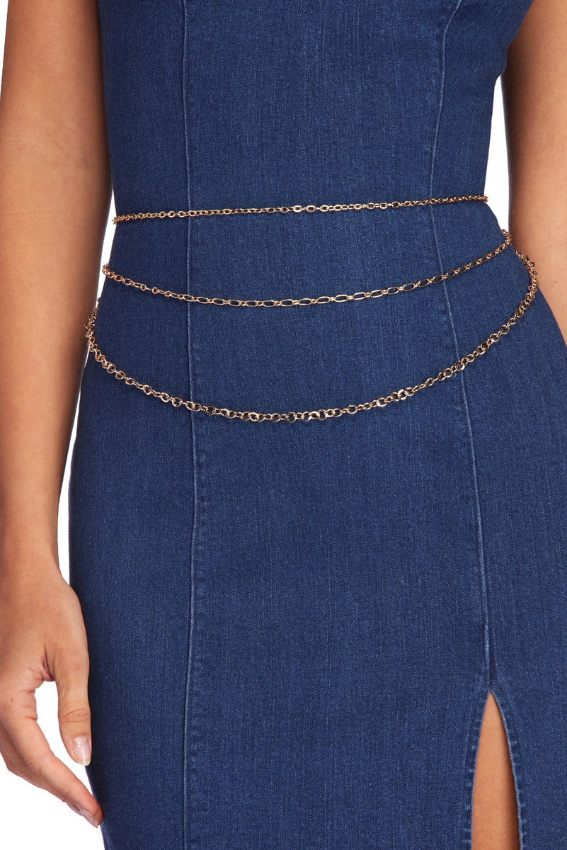 Dainty Chain Link Belt & Windsor