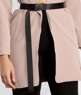 Click It Or Ticket Buckle Tape Belt & Windsor