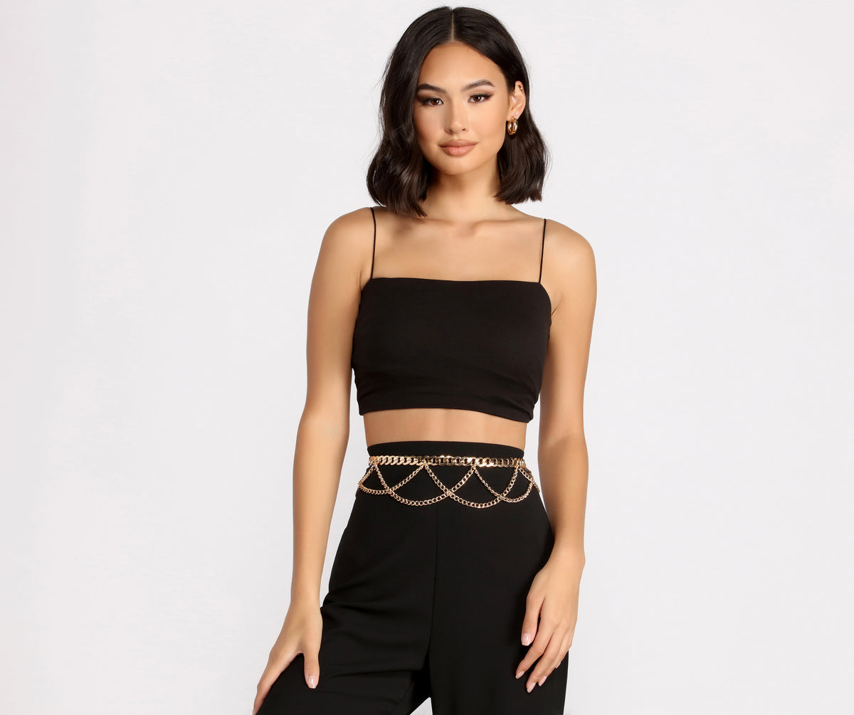 Snake Chain Layered Swag Belt & Windsor