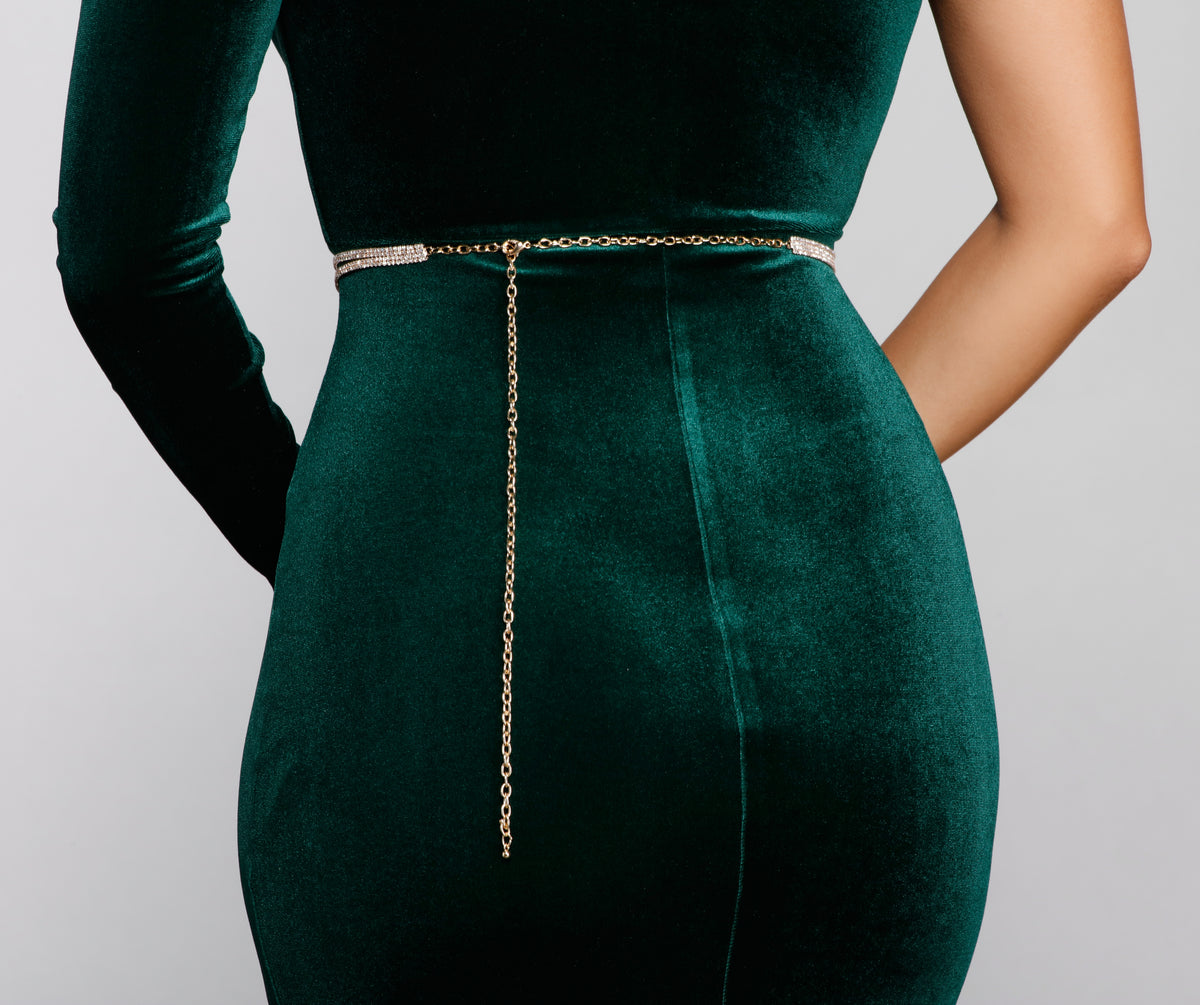 Layer On The Luxe Rhinestone Belt & Windsor