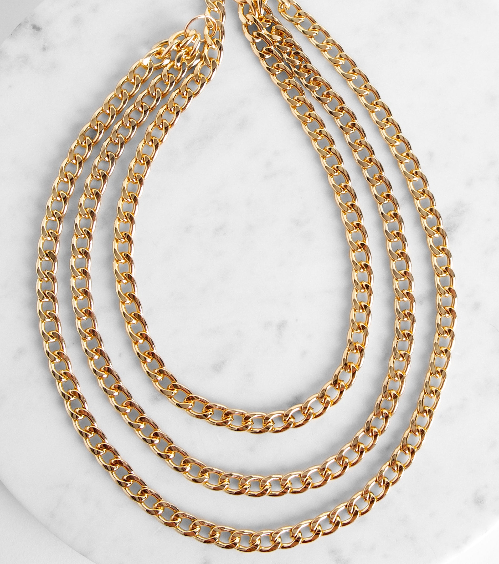 Draped 3 Row Chain Belt & Windsor