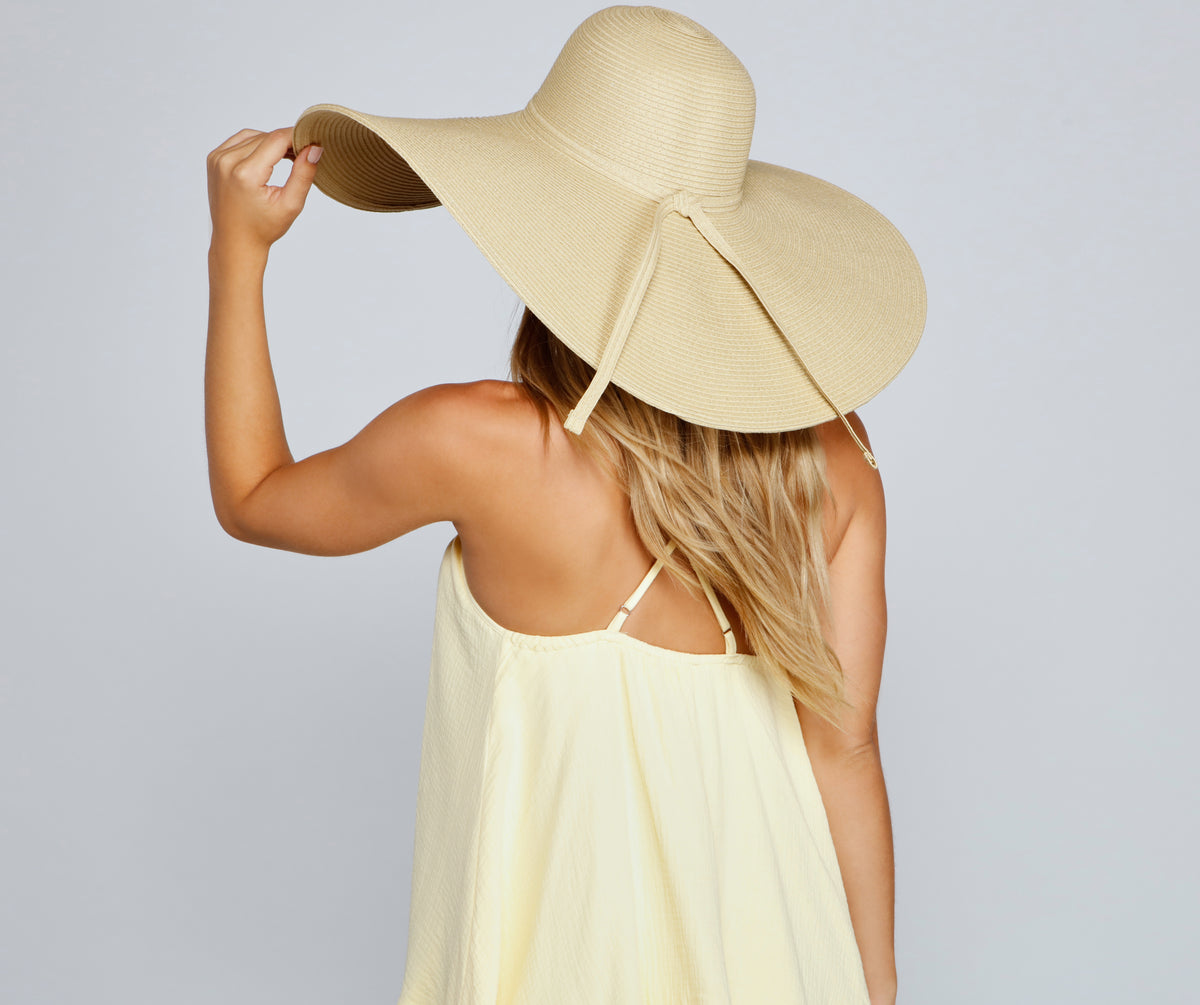 Living Large Floppy Straw Hat & Windsor