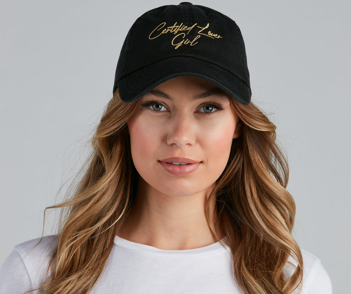 Certified Lover Girl Baseball Cap & Windsor
