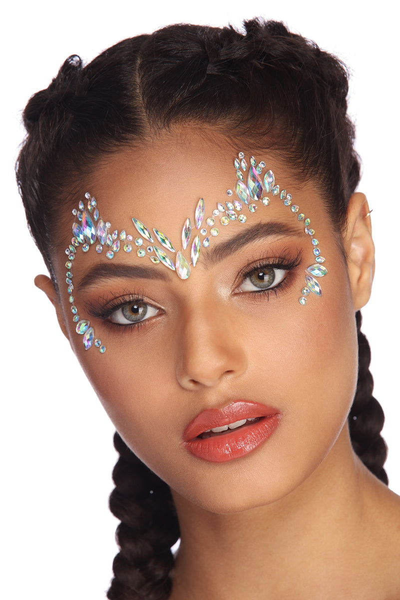 Oval Iridescent Face Gems & Windsor