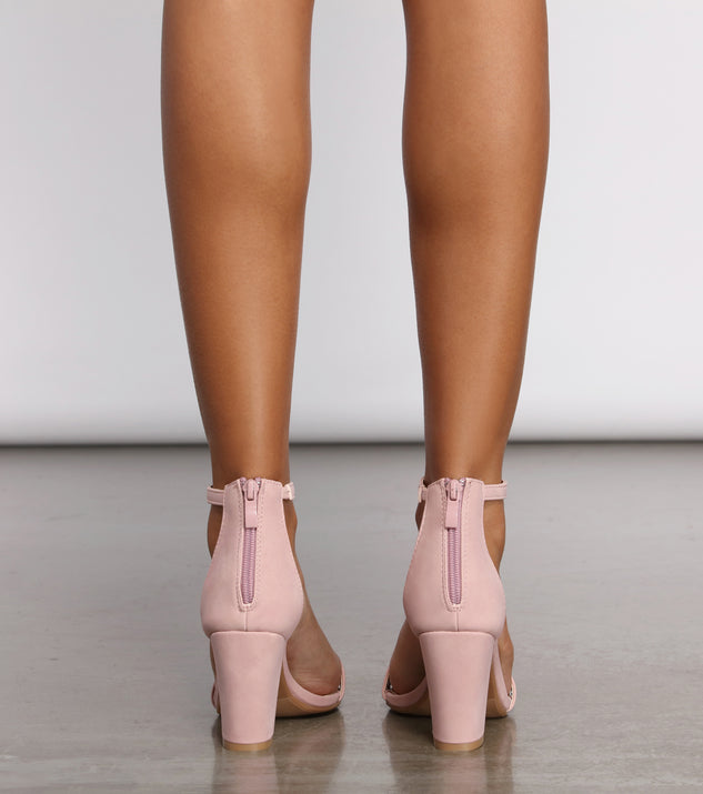 Nubuck Basic Short Block Heels & Windsor