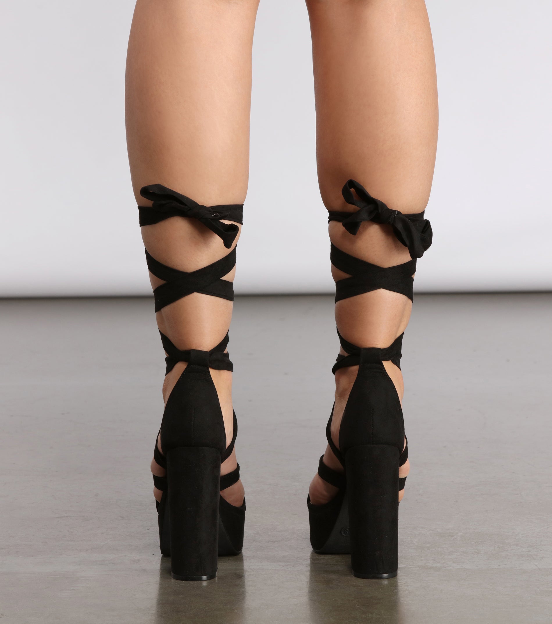 All About That Lace Platform Heels & Windsor