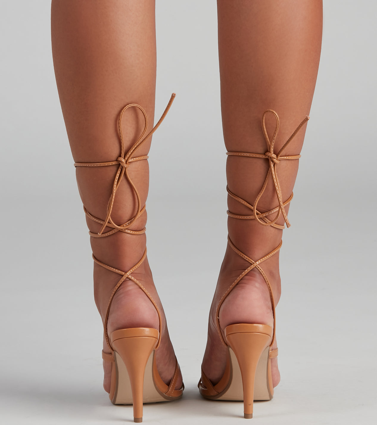 So Classy Lace-Up Stiletto Heels & Windsor