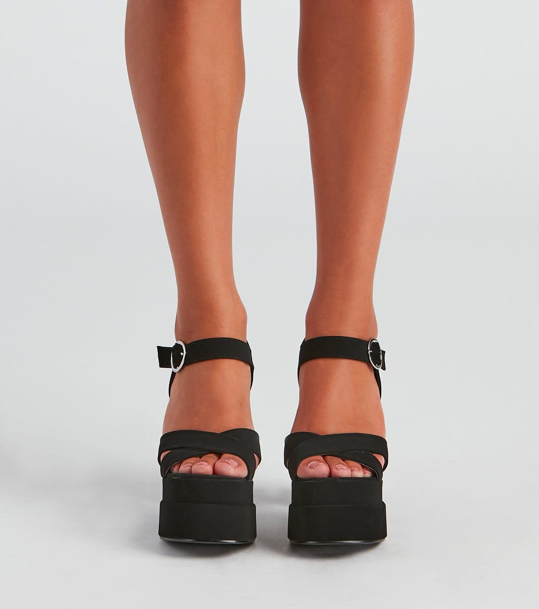 Extra Spicy Nubuck Platform Heels & Windsor