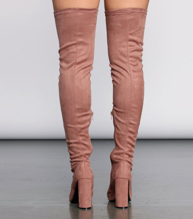 Thigh High Point Toe Boot & Windsor