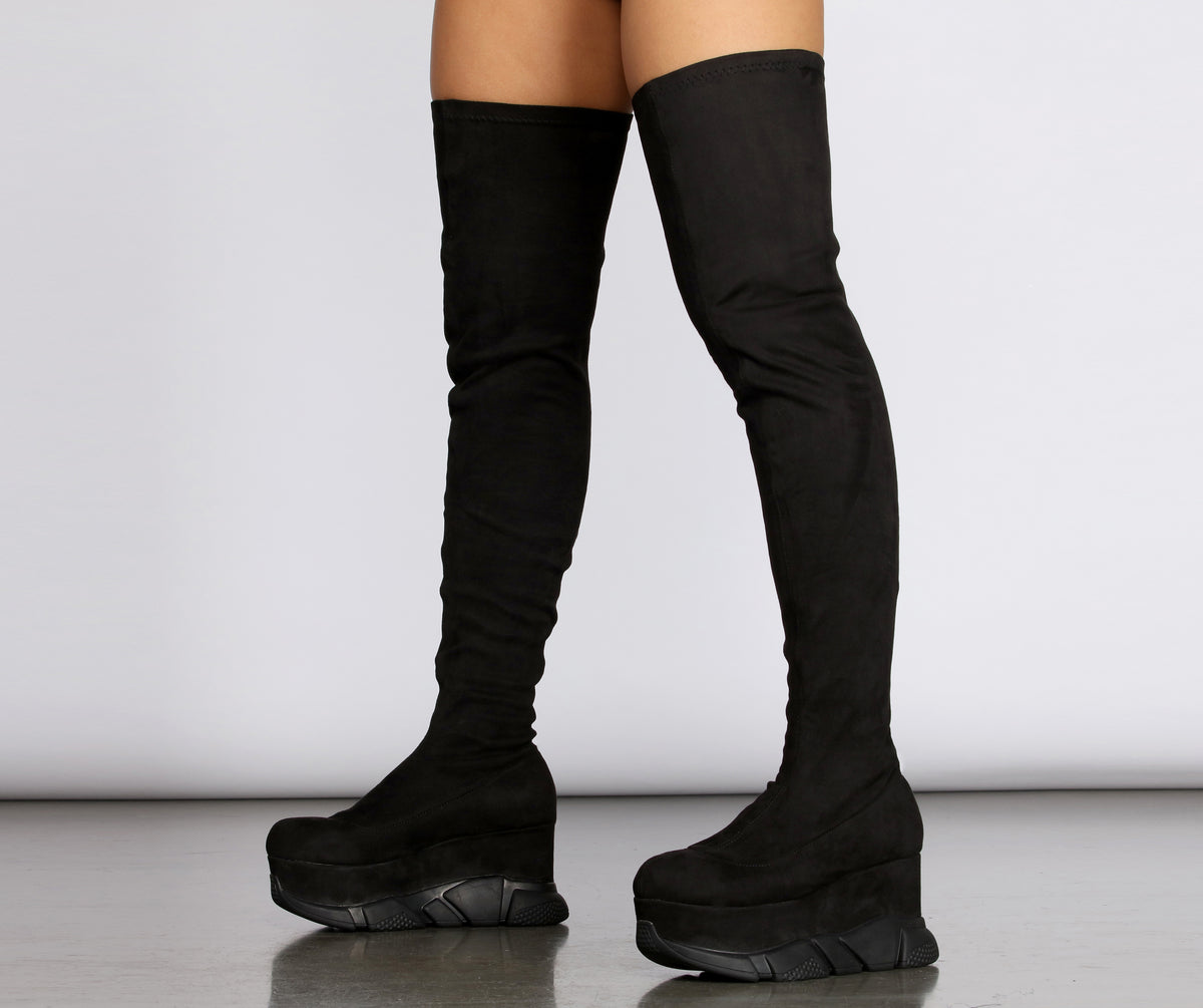 Trend Alert Thigh High Platform Boots & Windsor
