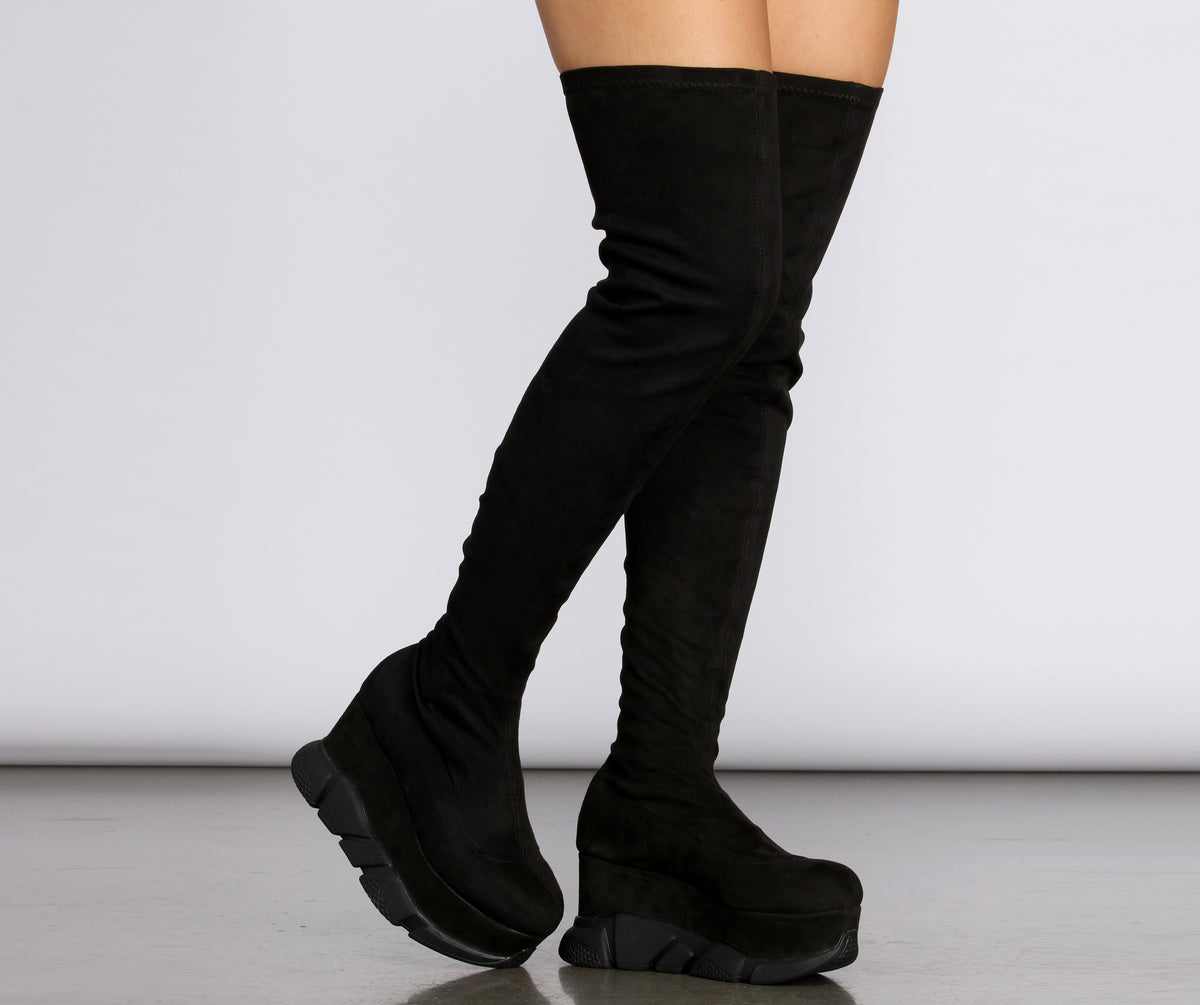 Trend Alert Thigh High Platform Boots & Windsor