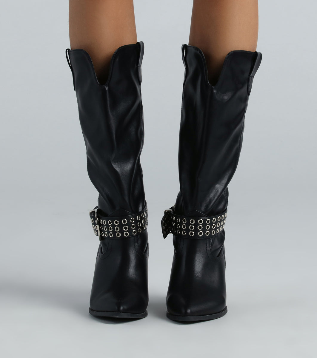 New Sheriff In Town Western Buckle Boots & Windsor