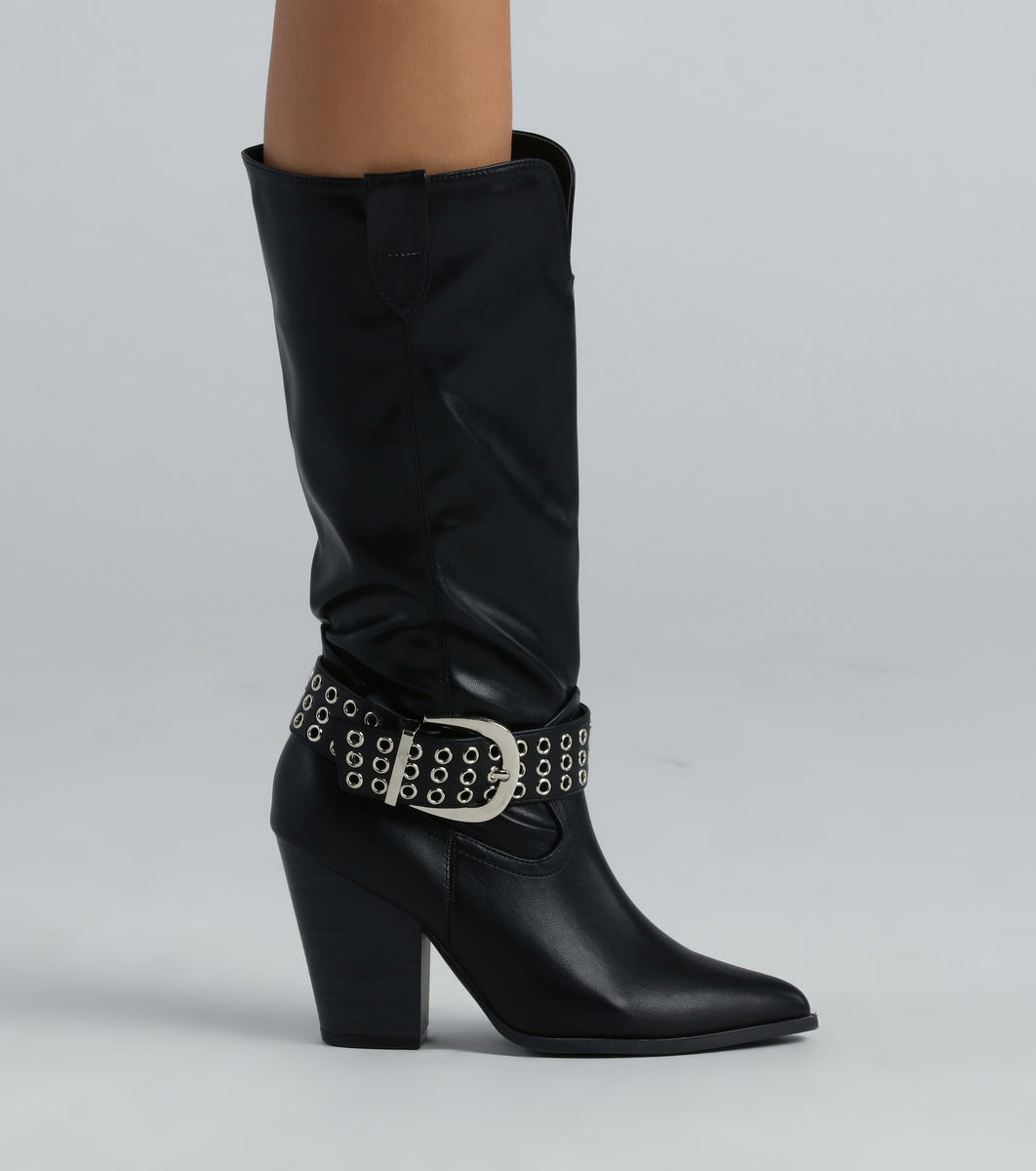 New Sheriff In Town Western Buckle Boots & Windsor