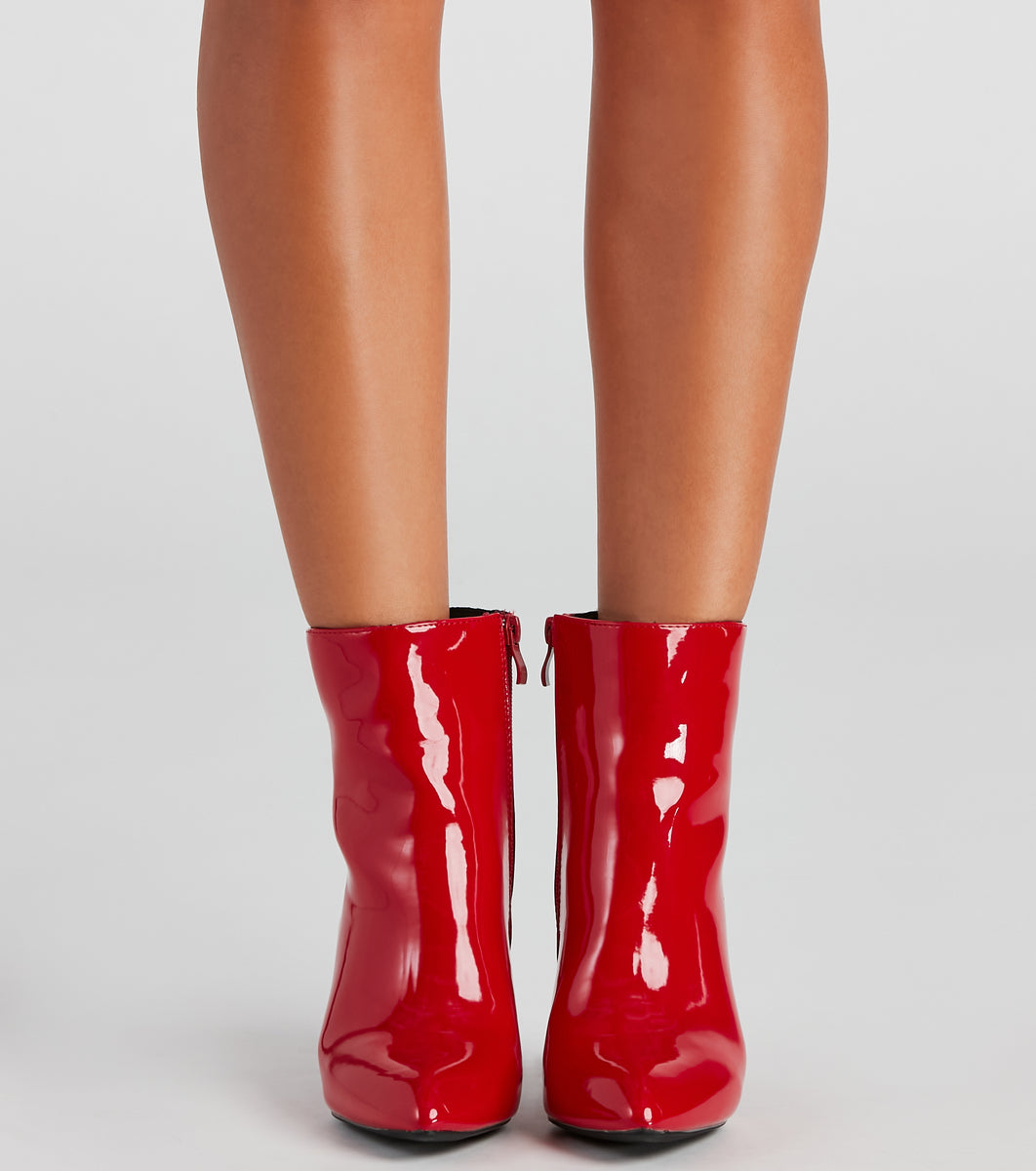 Rebel With Style Block Heel Booties & Windsor