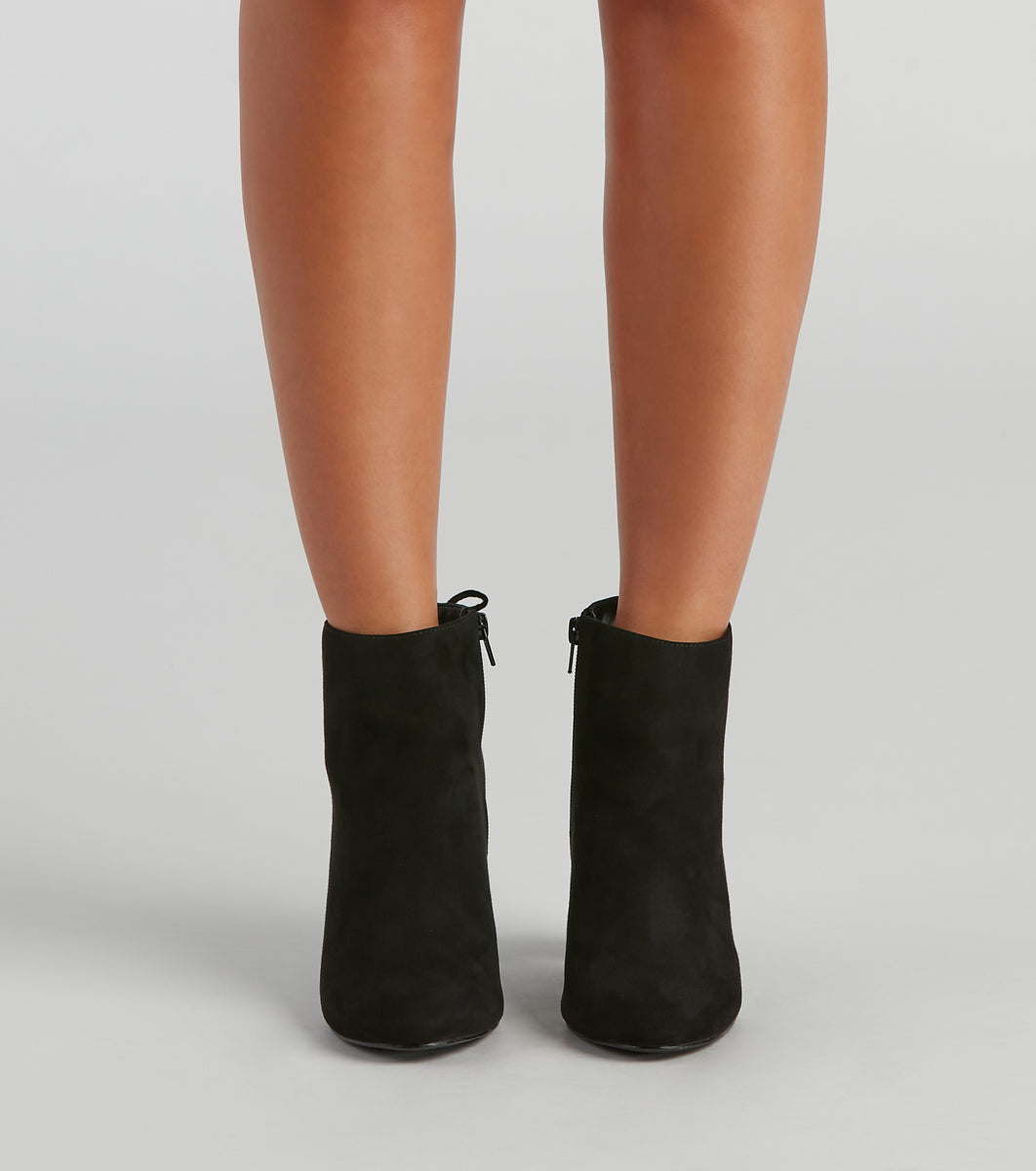 Tied With Style Block Heel Booties & Windsor