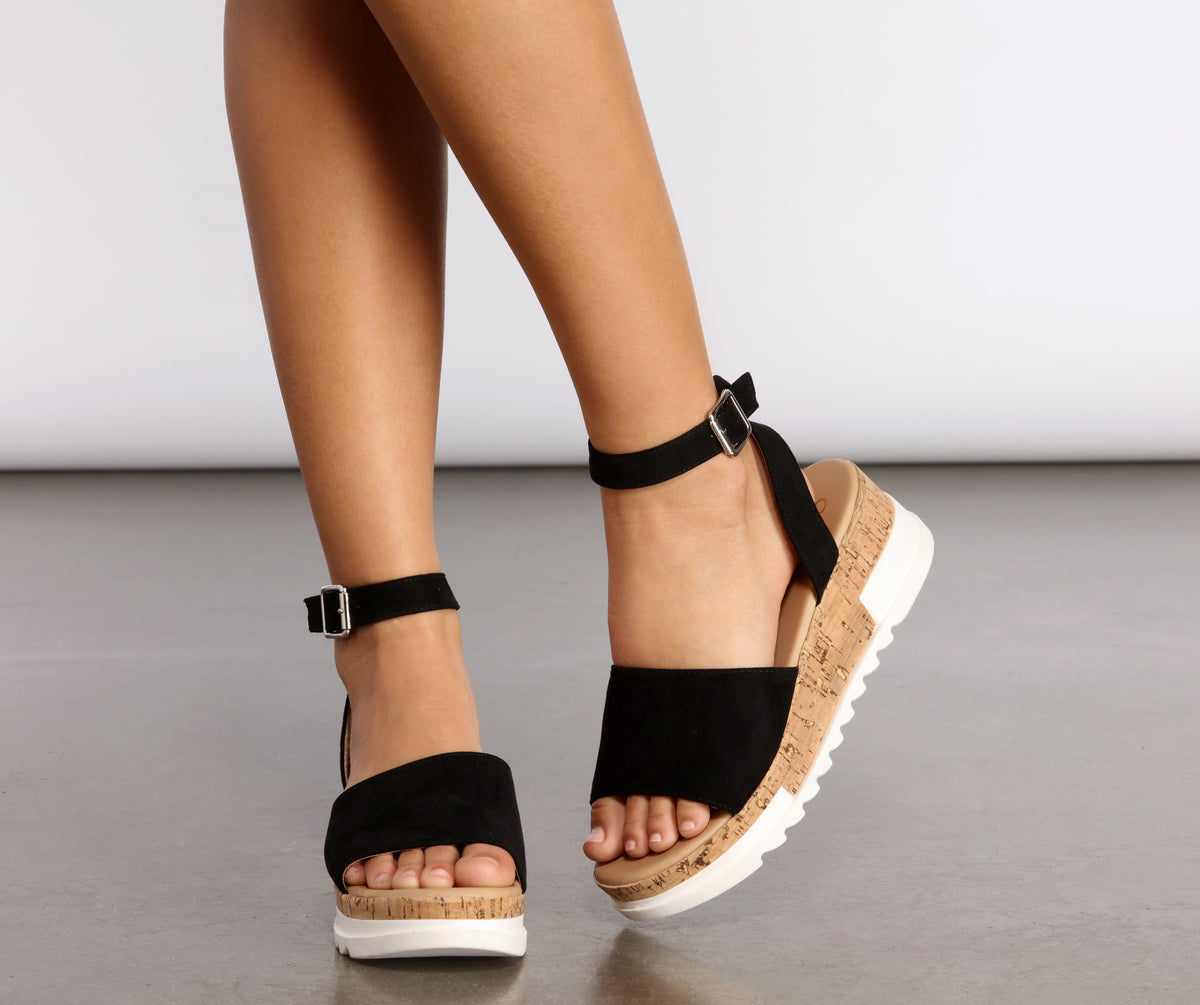 Stride On By Cork Platform Sandals & Windsor