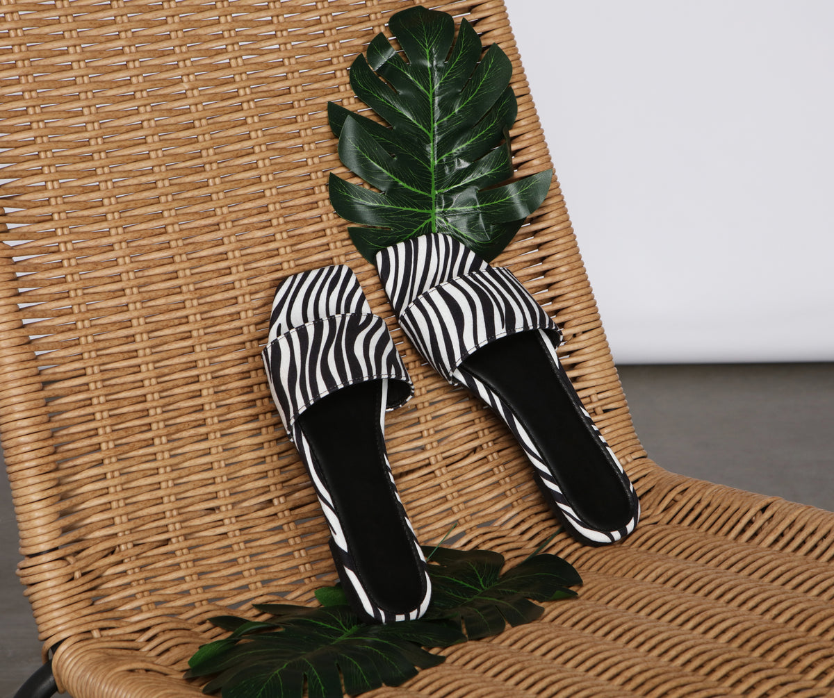 Keep It Trendy Zebra Print Sandals & Windsor