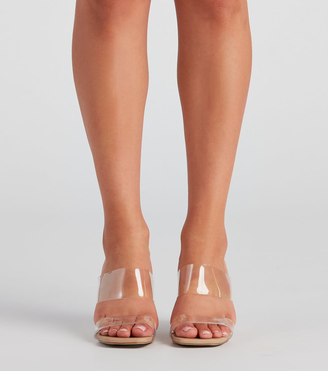 Clear View PVC Espadrille Wedges & Windsor