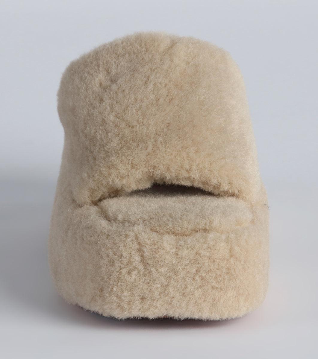 Hello Fabulous Fuzzy Platform Slippers & Windsor